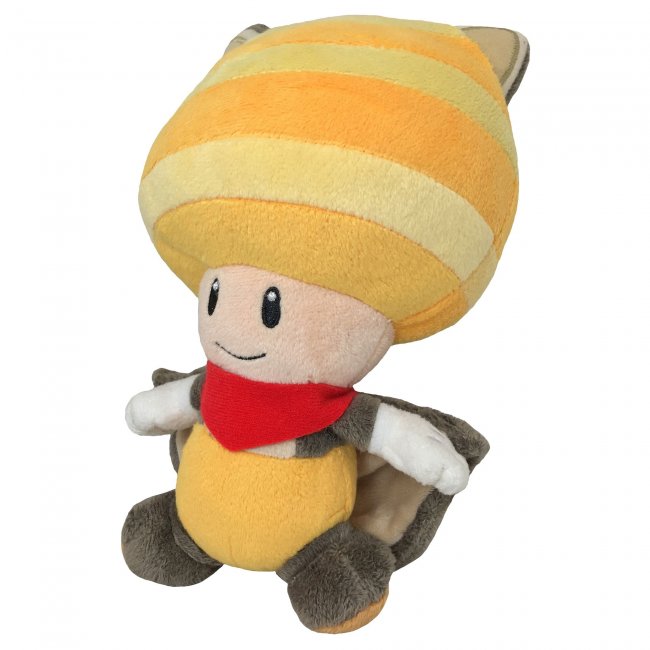 New Super Mario Bros. U Collection: Flying Squirrel Yellow Toad 8" Plu ...