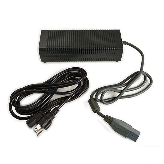Microsoft Xbox 360 Official AC Adapter (175w) 2 prong w/ Cable| Gamer Life