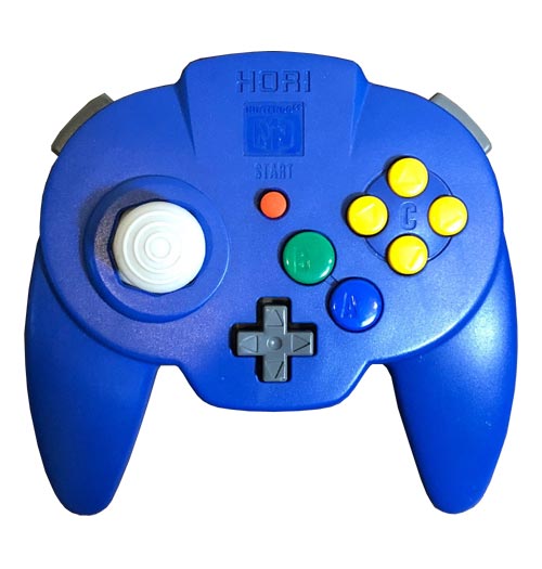 Nintendo 64 Hori Mini Pad Controller [Blue]| Gamer Life