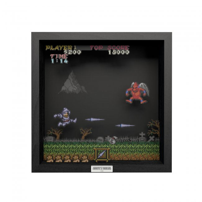 Pixel Frames 9x9 Shadow Box Art: Ghost N' Goblins: The Red Arremer ...