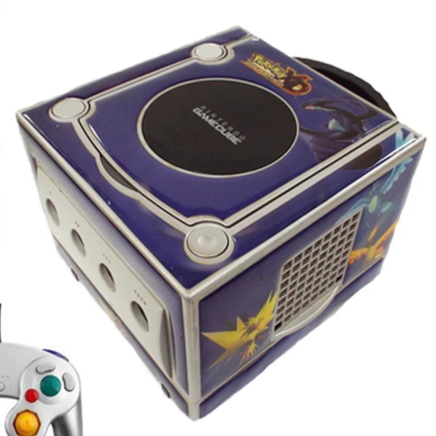 Nintendo GameCube Console (DOL-101) - Pokemon XD Skin / Platinum Silve ...